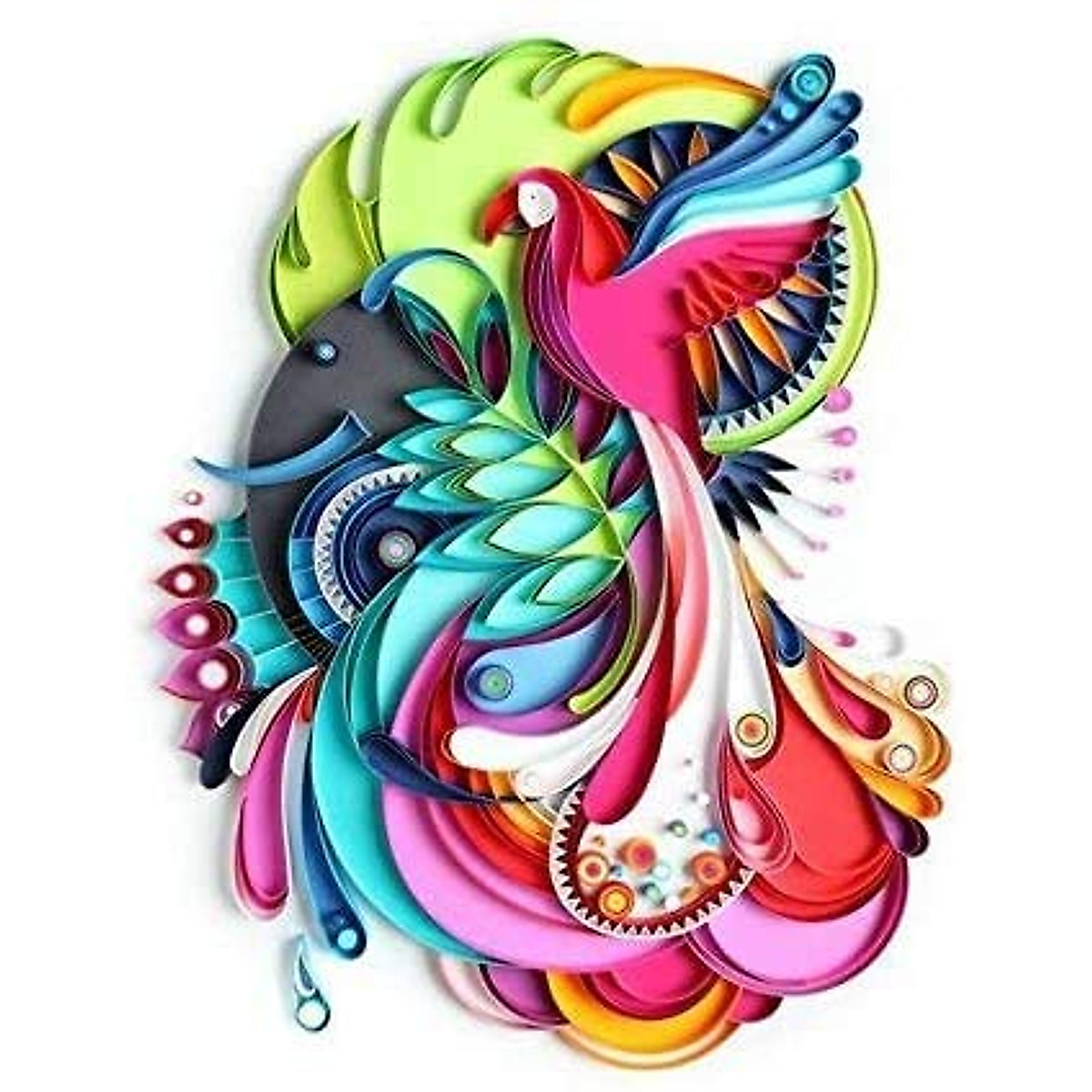 Colored Paper, Colored A4 Copy Paper, Crafting Decorating Cut-to-Size Paper 100 Sheets 20 Colors for DIY Art Craft (20 * 30cm)