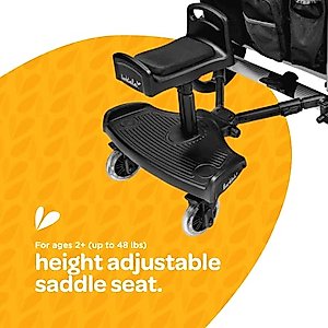 Larktale 2-in-1 Ride-Along Stroller Board | Universal Stroller Board with Sitting and Standing Configurations | Extra Space for an Extra Kid on your Stroller | Fits Most Single and Double Strollers