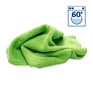 Vileda Microfibre Colors, Panni in Microfibra, Lavabili in Lavatrice, Riutilizzabili, Multicolore, 30x30 cm, 8 Pezzi