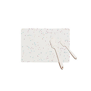 GIR: Get It Right Premium Silicone Baking Set - Non-Stick Heat Resistant Kitchen Baking Tools - Reusable Baking Mat, 11” and 8” Spatula – Sprinkles, (GIR3BK498SKL)