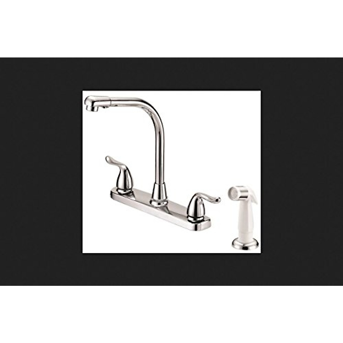Boston Harbor Faucet Kitchen 8in Porc 2hndl