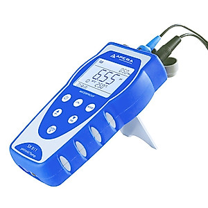 Apera Instruments SX811-MS Portable pH Meter for Test Tubes and Small Liquid Samples, Equipped with LabSen 243-6 pH Electrode