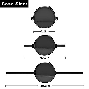 CD Player Case Compatible with ARAFUNA/ for Miuscall-C/ for MONODEAL/ for Tyler/ for Lukasa/ for HOTT/ for Oakcastle CD Player, Storage Carrying Holder with Waist Band & Handle (Box Only)