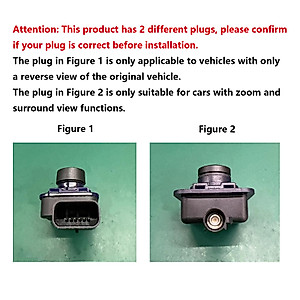 Dngbymx Rear View Backup Camera Compatible with Ford F250 F350 F450 F550 Super Duty 2017 2018 2019 2020 2021 2022 Replace# JC3T-19G490-AD 6 Pins