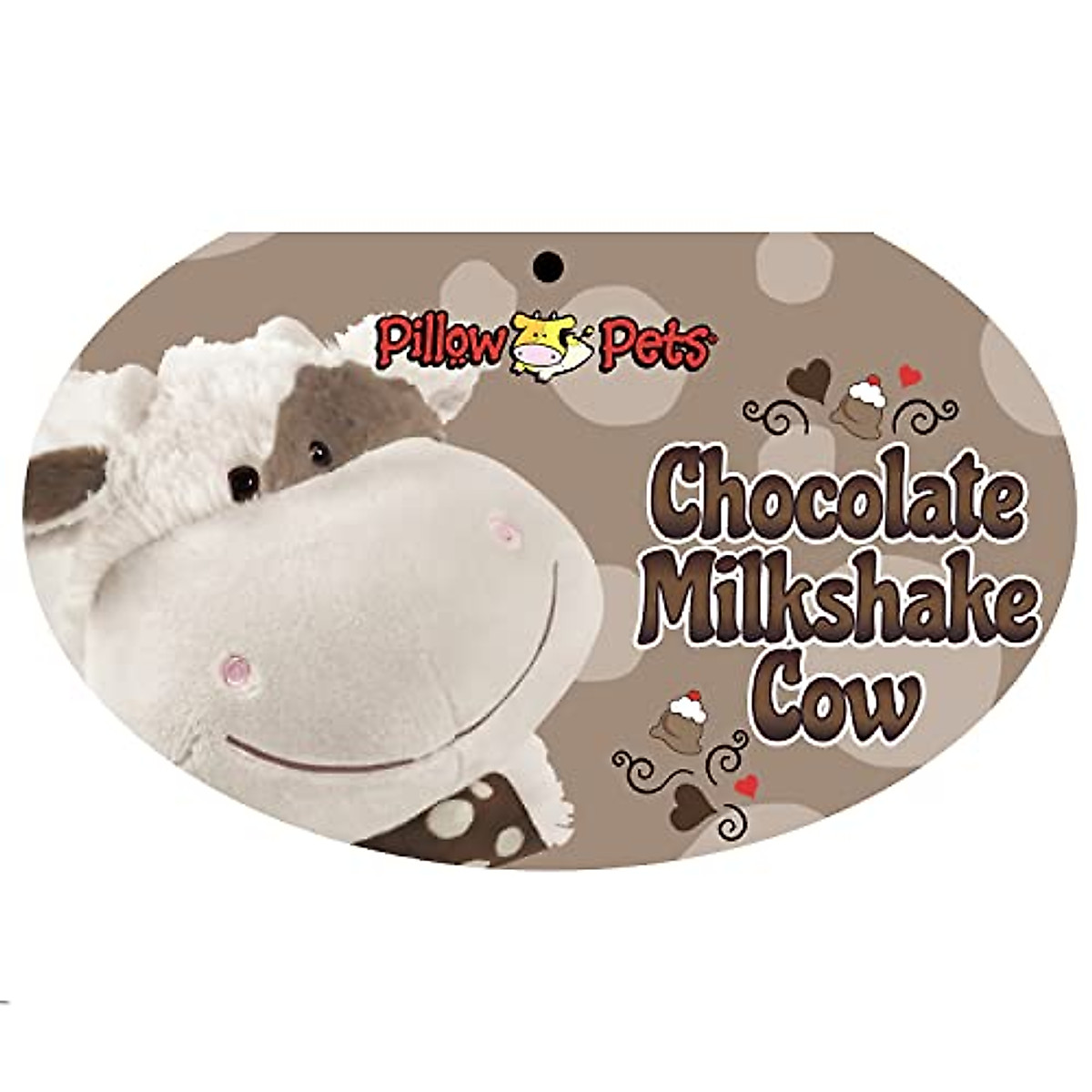 Pillow Pets Sweet Scented Chocolate Cow Stuffed Animal Plush Toy