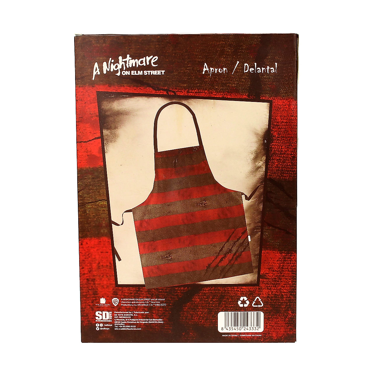 A Nightmare ON ELM Street - Tablier - Freddy