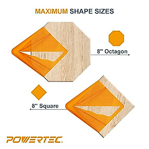 POWERTEC 71080 Plastic Center Finder – Wood Turner Tools Series