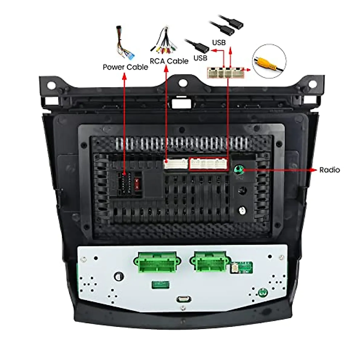 MekedeTech Android 11 Car Radio Player 10.1 inch Touch Screen Navigation System for Honda Accord 7th 2002 2003 2004 2005 2006 2007 Head Unit Support WiFi DVR Rear View Bakcup Camera