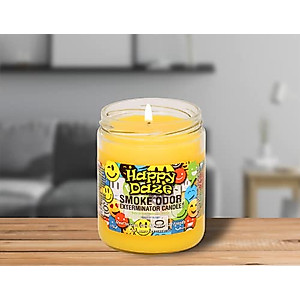 Smoke Odor Exterminator 13oz Jar Candles (Happy Daze, 2)