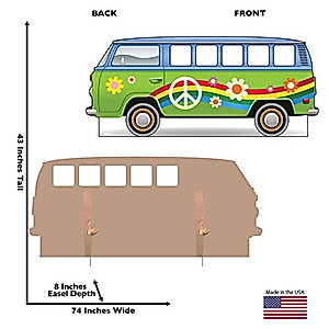 Advanced Graphics Hippie Bus Stand-in Life Size Cardboard Cutout Standup