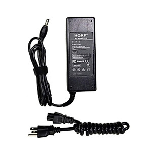 HQRP AC Adapter Compatible with Vizio PA-1051-11 E190MV E220MV M220MV M190MV VM190XVT VM230XVT TV Television Power Supply Cord Adaptor + Euro Plug Adapter