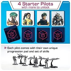 Stars of Akarios Strategy Campaign Board Game, Science Fiction Board Games for Adults & Kids, Epic Legacy Adventure, Cooperative Games (Ages 13+) 1-4 Players