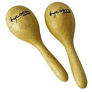 Tycoon Percussion Wood Maracas - Small Natural Finish