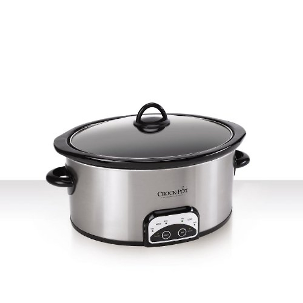 Crock-Pot SCCPVP600-S Smart-Pot 6-Quart Slow Cooker, Brushed Stainless Steel, 6 Qt, Stainless