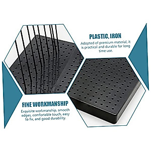 EXCEART 3 Sets Color Clip Base Spray Paint for Plastic Models Coloring Tools Airbrush Hobby Model Holder Coloring Clamps DIY Coloring Clips Workbench Paint Rack Bamboo Stick Easel Bracket