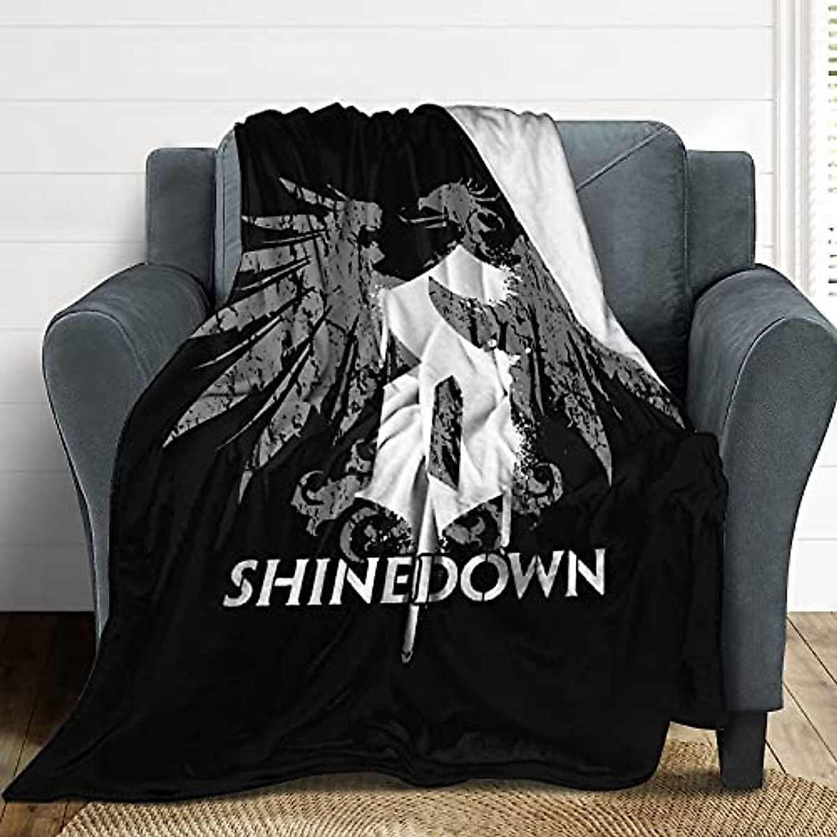 Home Fleece Blanket Throw Blanket for Couch or Bed, Soft Microfiber Fuzzy Flannel Blanket for Adults or Kids 60"x80"