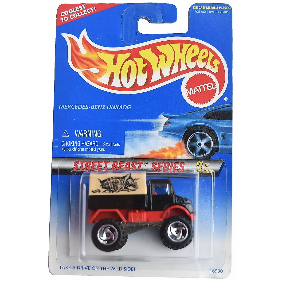 Hot Wheels Mercedes Benz Unimog, Street Beast Series 1/4