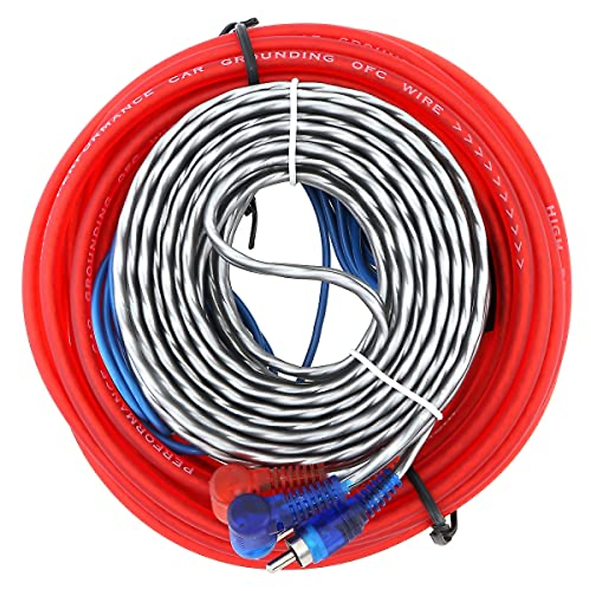 DriSentri 1 Set of Car Audio Wire Wiring Kit Car Speaker Woofer Cables Car Power Amplifier Audio Line Power Line for Car Modification