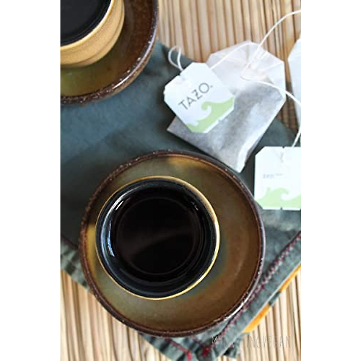 Tazo Tea Bags Sampler Variety Gift Box with By The Cup Honey Sticks, 10 Different Flavors, 20 Count