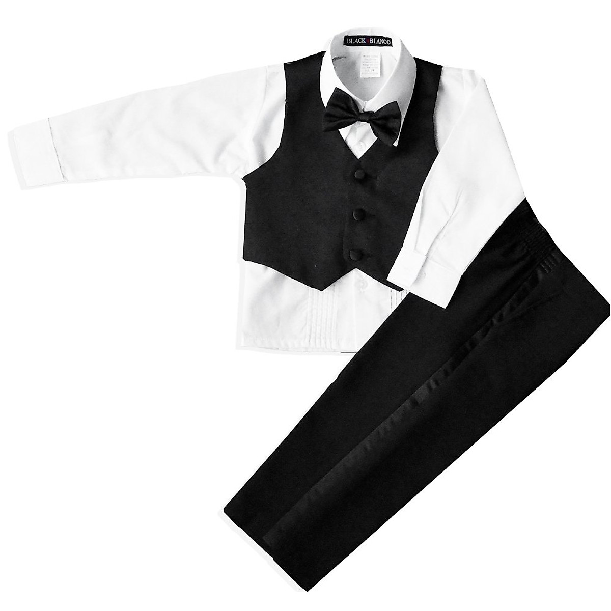 Black n Bianco Boys Infant and Toddlers Black Tuxedo Size 2T