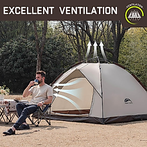 Happy Travel 1/2/3/4 Person Camping Tent, Instant Easy Pop Up Tents for Camping,Automatic Waterproof Family Camping Tent, Easy Set Up Tent,Portable Windproof Dome Tent for Camping Hiking & Traveling