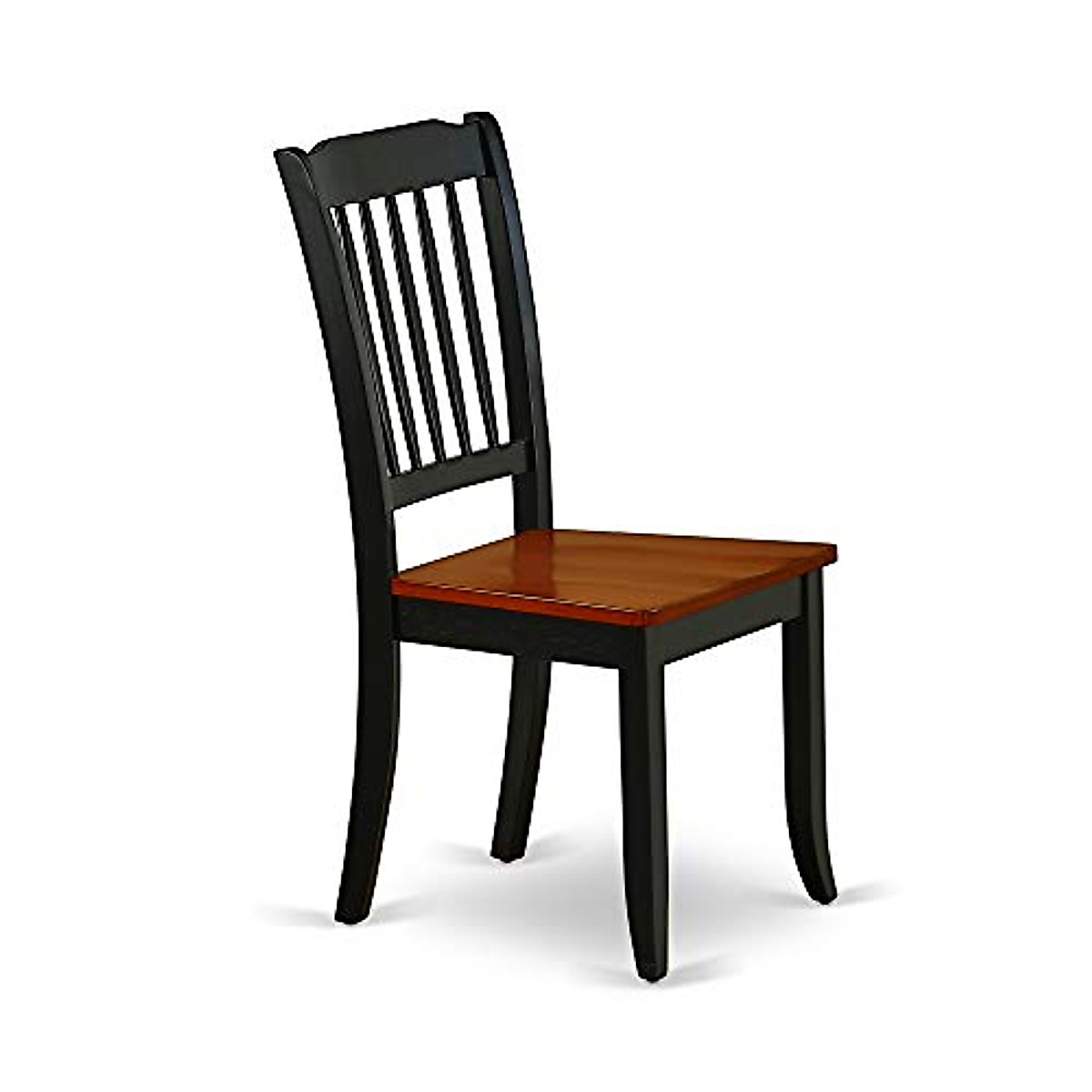 East West Furniture WEDA7-BCH-W Dining Table Set, 7-Piece