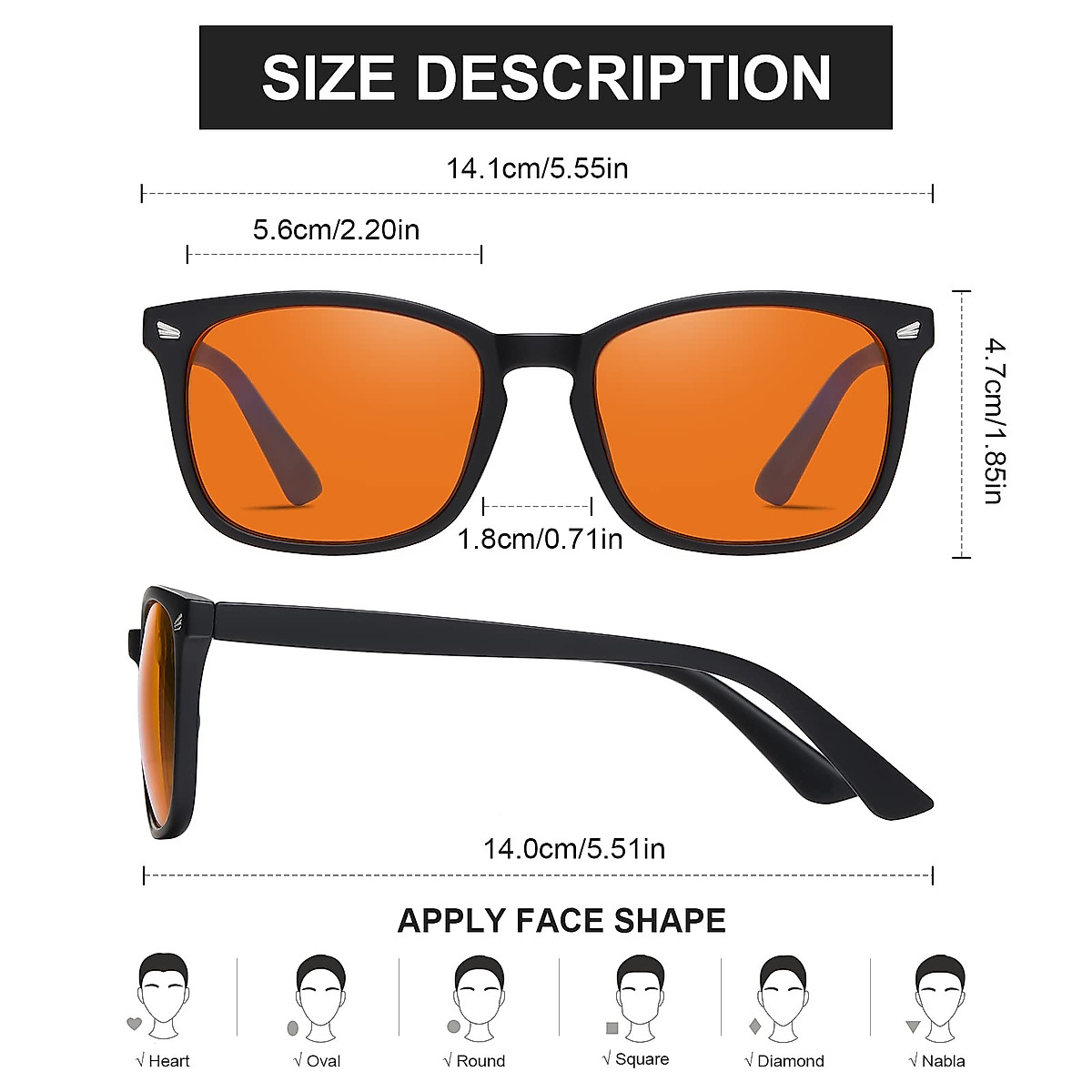 Okany Blue Light Blocking Glasses Gaming ESports Computer Glasses Powerful Professional Screen Filter, 2.0 Upgraded Technology Anti-Fatigue Anti Glare UV Protection Game Glasses for Women Men