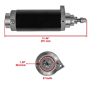 Caltric Starter Compatible with Mercury 200 200Hp 200L Efi 200L Jet 140 1994-2005