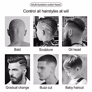 Professional Hair Clippers for Men Rechargeable Barber Set Cordless Professional Hair Clippers For Barbers Trimmer For Family use km-2600