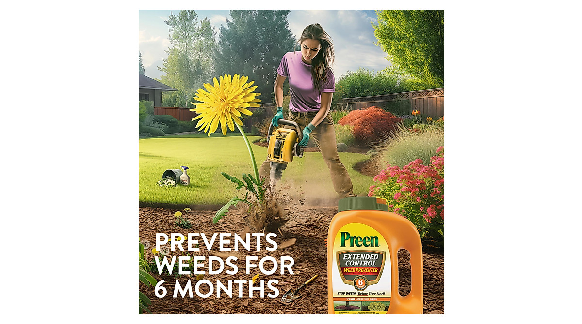 Preen Weed Preventer 10 lb. - Controls Weeds Up to 6 Months