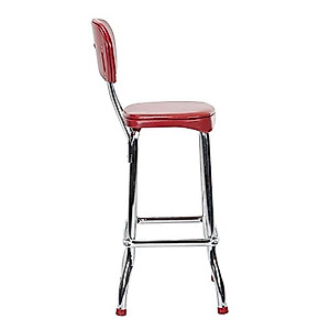 COSCO Stylaire 3 Piece High Top Set, Red & Chrome