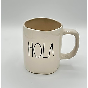 Rae Dunn HOLA Mug - Spanish mug - Dishwasher and Microwave safe - Ceramic