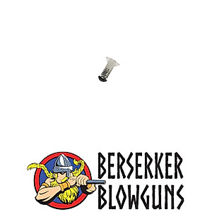 50 - .40 Cal Glow in The Dark Super Stunner (Metal Head) Blowgun Darts