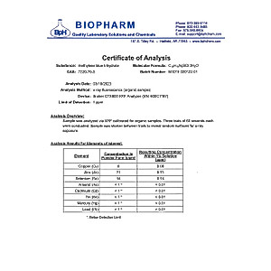 Methylene Blue, 1% USP (Pharmaceutical) Grade, 50 mL (1.69 fl oz); 3rd Party Tested