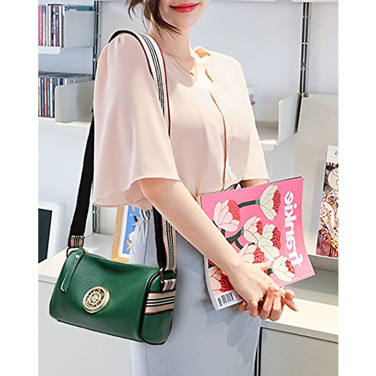 Women Crossbody Bags Vegan Leather Small Handbags Shoulder Handbags Hobo Tote Purse Gifts for Girls
