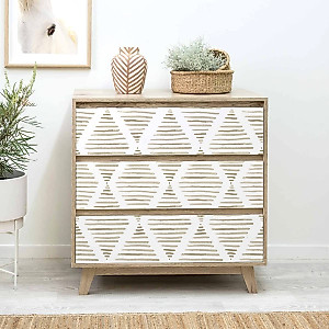 Modern Stripe Peel and Stick Wallpaper Beige and White Contact Paper17.7inch x 118.1inch Geometric Beige Contact Paper for Bathroom Removable Wallpaper Self Adhesive Wallpaper Cabinets Decor Vinyl