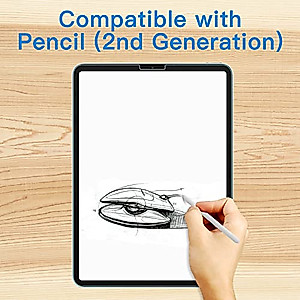 JETech Screen Protector for iPad Pro 11-Inch All Models, iPad Air 5/4 2022/2020 10.9-Inch, Face ID Compatible, Tempered Glass Film, 1-Pack