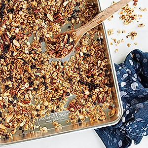 Nordic Ware Natural Aluminum Commercial Baker's Half Sheet, 2-Pack, Silver