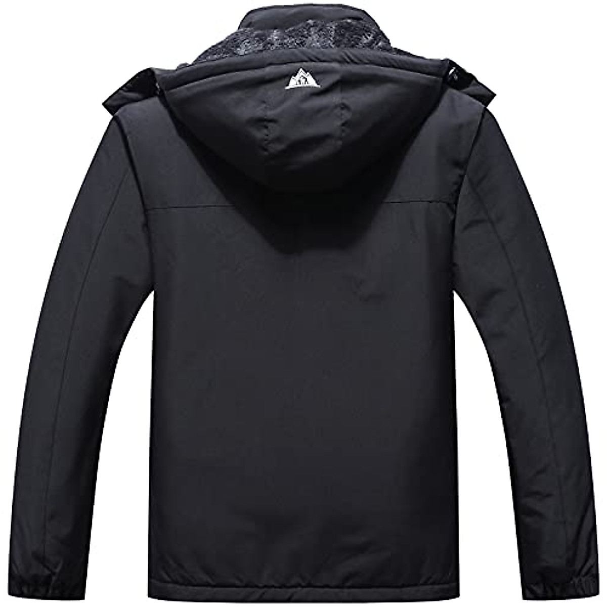 MOERDENG Men's Mountain Waterproof Ski Jacket Windproof Rain Windbreaker Winter Warm Hooded Snow Coat