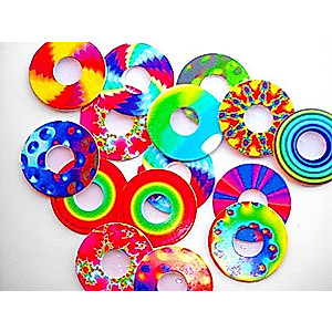 Rainbow Symphony Diffraction Grating - Rainbow Peepholes, Package of 50
