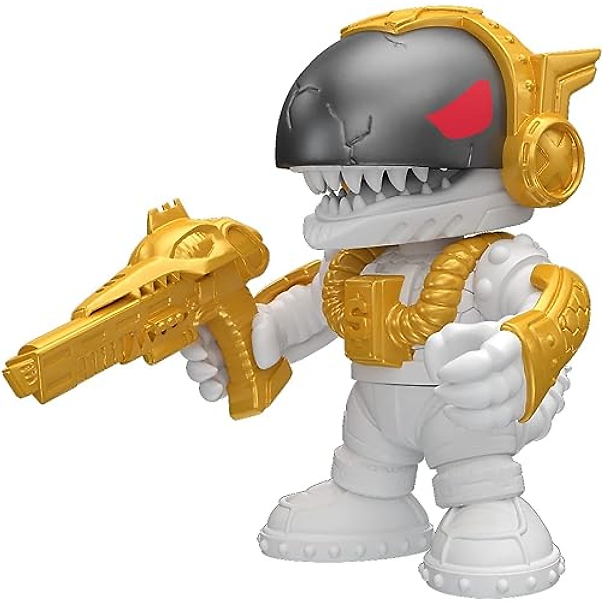 Treasure X Dino Gold Armored Egg. Break The Egg. Squeeze The Ooze Out. Smash The Fossil to Find The Treasure. Then Build The Dino and Display. Styles May Vary