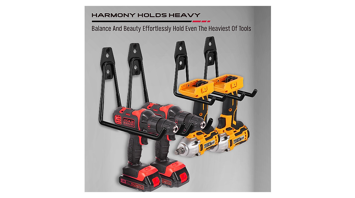 Garage Tool Storage Wall Hook Assortment Set: 15PCS Heavy Duty Large ...