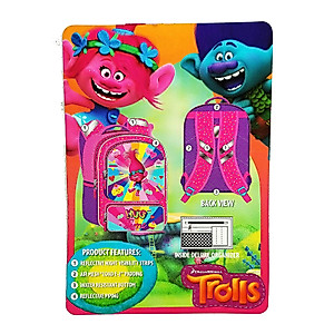 Trolls Large 16" BACKPACK - 3D Hard Shell Front