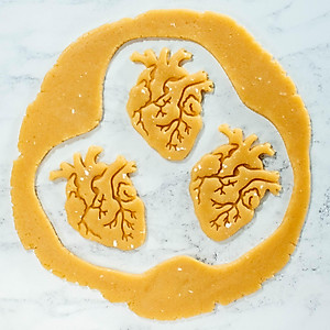 Anatomical Heart cookie cutter, 1 piece - Bakerlogy