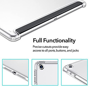 ESR for iPad Cases for 9 Generation, Matte TPU Shell Back Cover Compatible with iPad 9th/8th/7th Generation, Ful Protection, Slim and Lightweight, Translucent