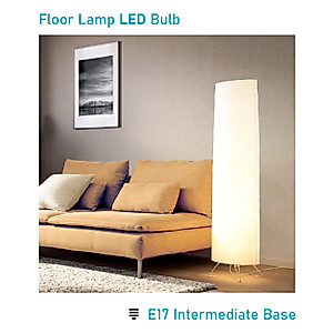 Maelsrlg E17 LED Bulb 6W(60 Watt Equivalent), Intermediate Base Spotlight Bulb, Warm White 3000K, E17 Reflector R14 Bulb for Curio Cabinet, Non-Dimmable, Pack of 2