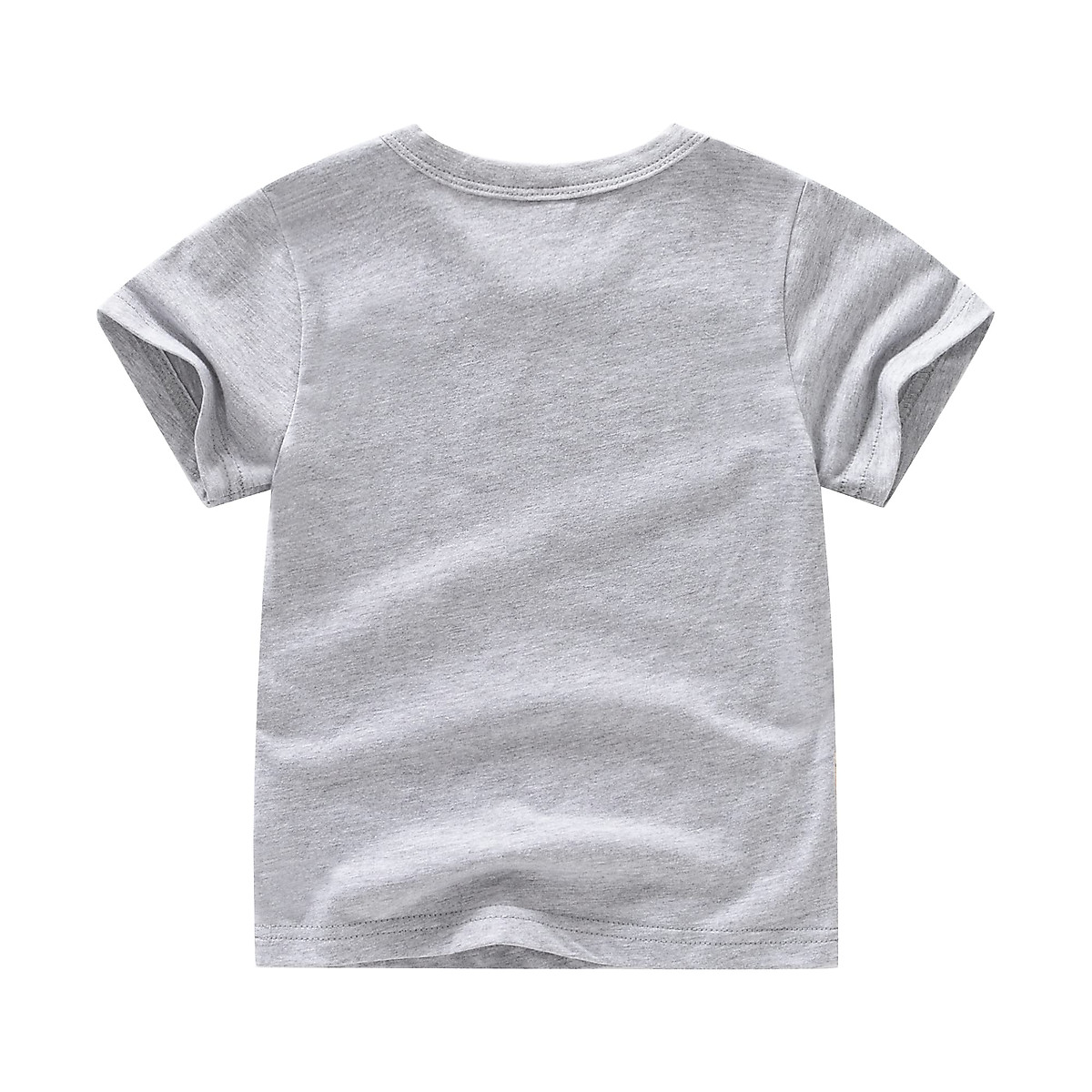 M RACLE Little Boys Toddler Short Sleeve Tee T Shirt(Excavator,4T)