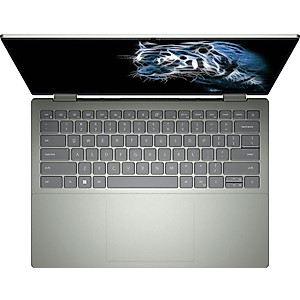 [Windows 11 Pro] Dell Inspiron 7425 2-in-1 Business Laptop, 14"WUXGA IPS Touchscreen, Ryzen 5 5625U, 16GB RAM, 512GB SSD, Fingerprint Reader, Backlit Keyboard, Type-C, Long Battery Life, Pebble Green