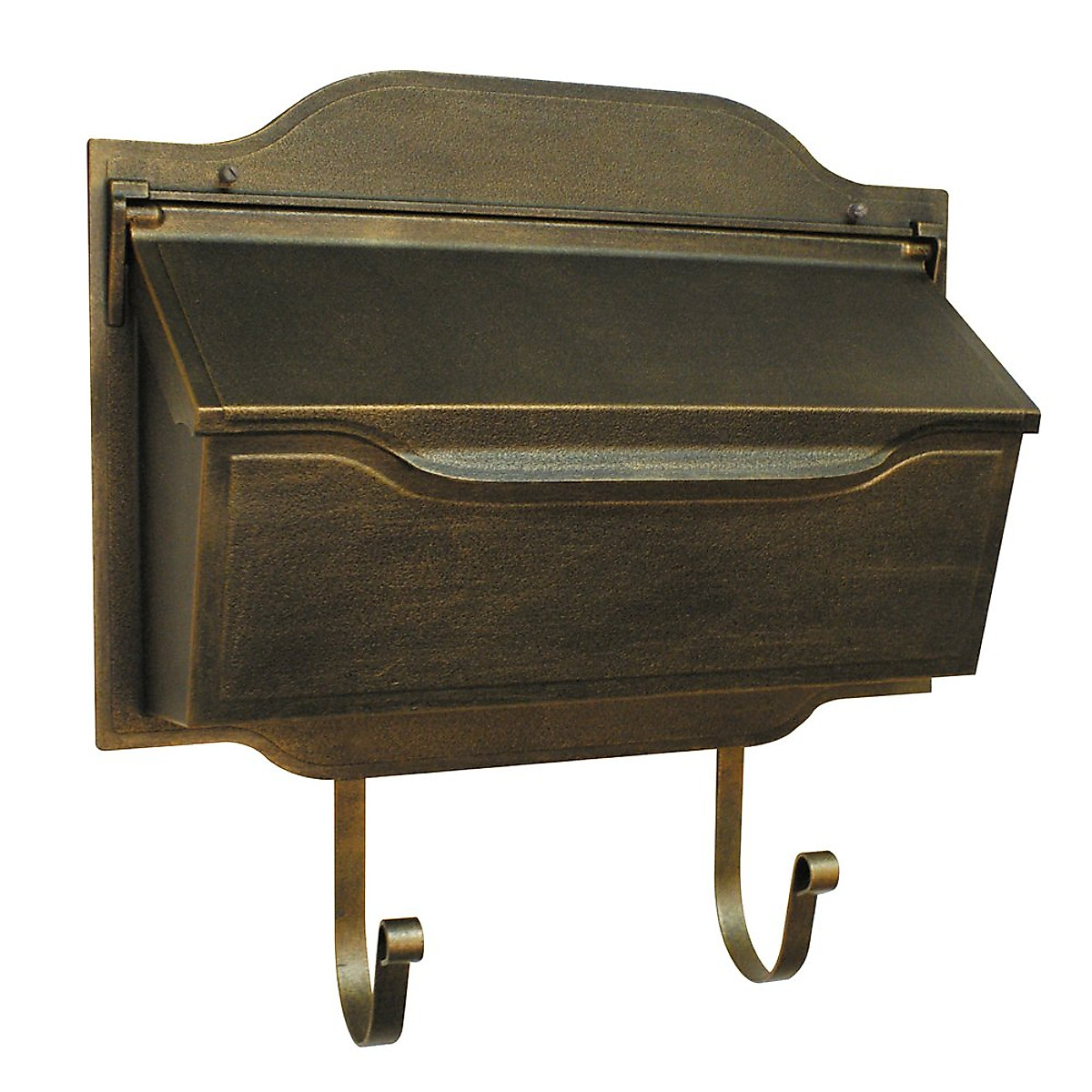 Special Lite Products SHC-1002-BR Contemporary Horizontal Mailbox, Bronze