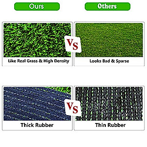 Artificial Grass, Professional Dog Grass Mat, Grass Pee Pad for Pet, Dog Potty Training Rug with Drainage Holes - Easy to Clean, Fake Turf for Indoor & Outdoor Patio Decor(39.4'' x19.7'')